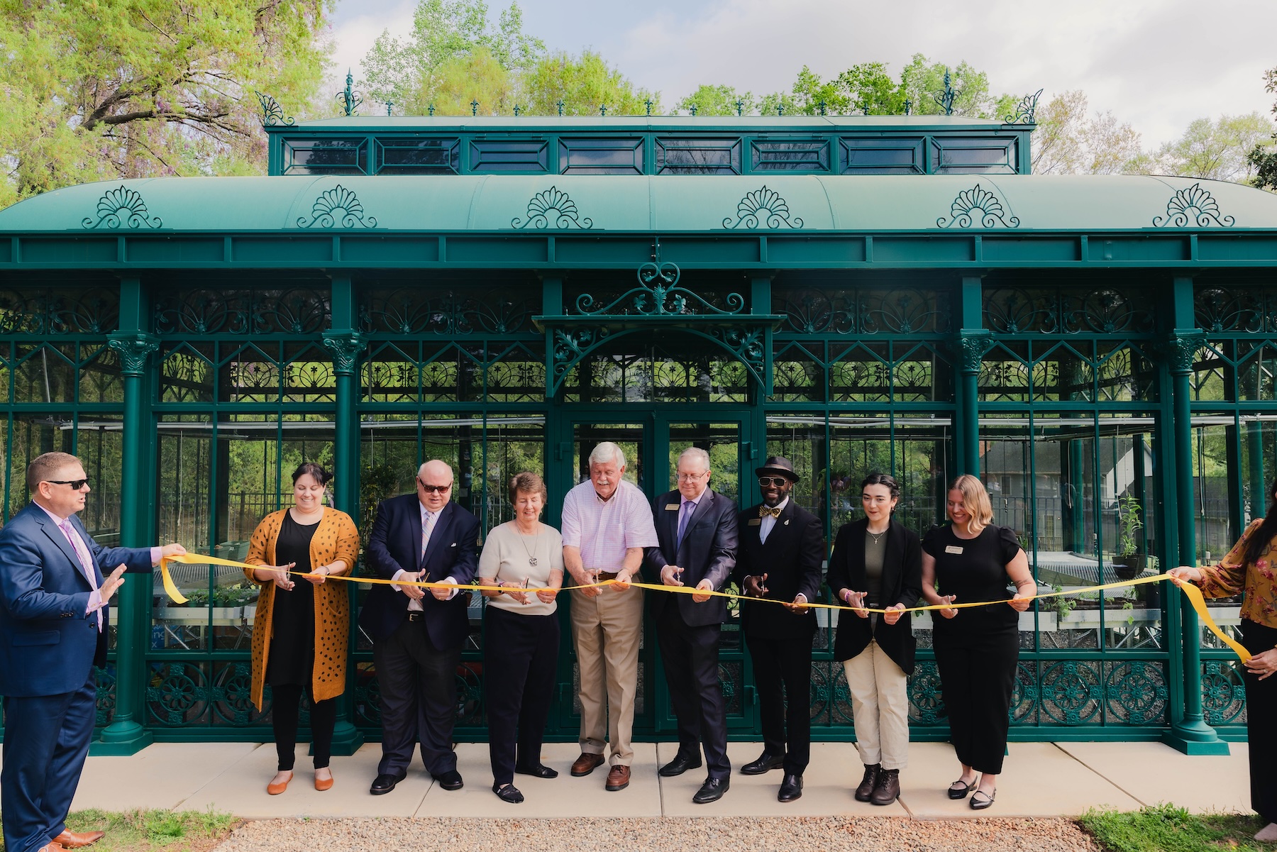 Bill and Margarit Gray Greenhouse Dedicated - Anderson University